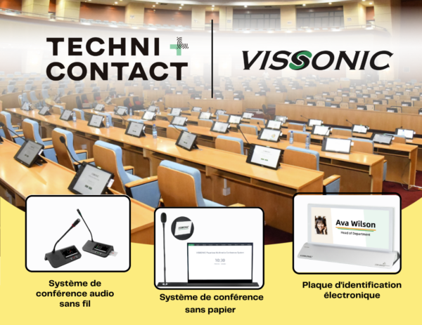 Techni+Contact annonce son partenariat avec Vissonic